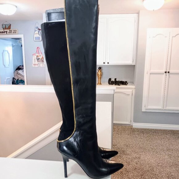 RACHEL Rachel Roy | Shoes | Rachel Rachel Roy Above The Knee Leather ...